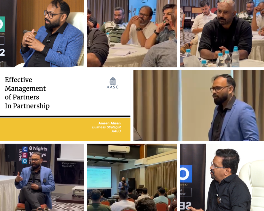 "Effective Management of Partners in Partnership" at Smart CEO Program ...